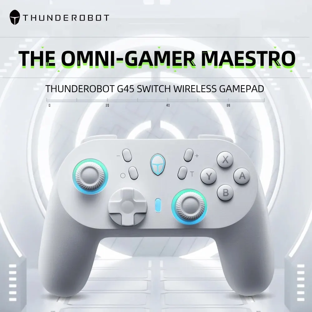 ThundeRobot G45 Pro Three-mode Wireless Gamepad Gaming Controller Hall ...