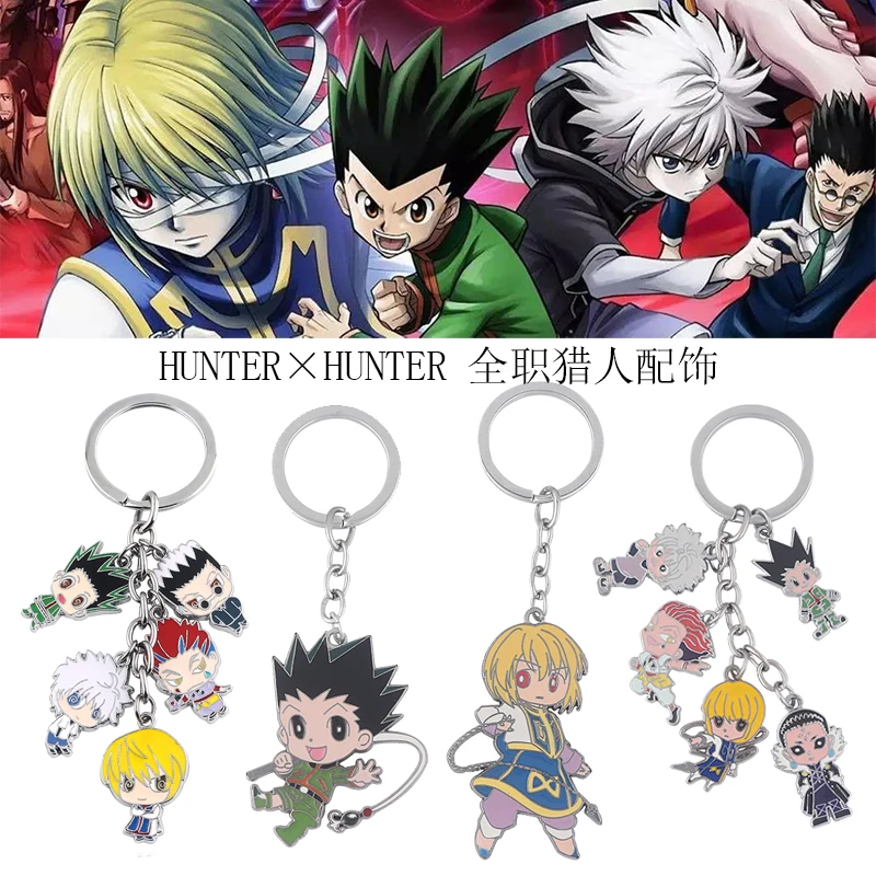 Anime-Hunter-Metal-Charm-Keychain-GON-Killua-Zoldyck-Kurapika-Leorio ...