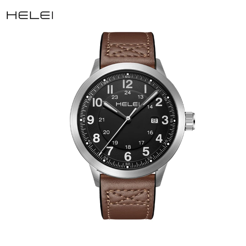 HELEI-Fashion-new-sports-casual-quartz-watch-date-genuine-leather-strap ...