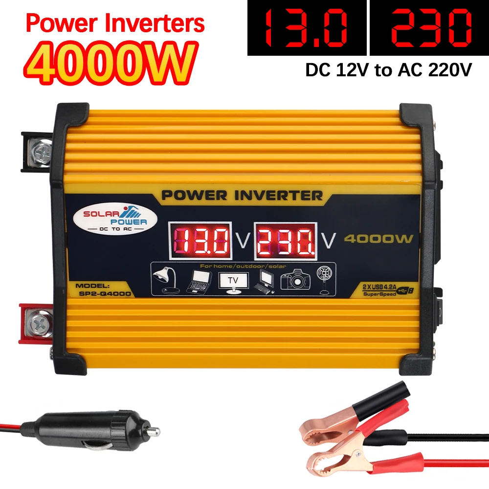 Universal-LED-Digital-Power-Inverter-Adapter-Inverter-Car-Inverter ...