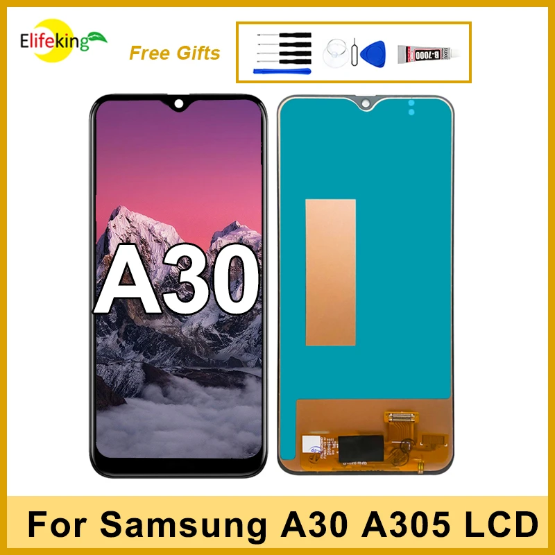 6.4'' A305 LCD For Samsung Galaxy A30 Display A305/DS A305FN Touch ...