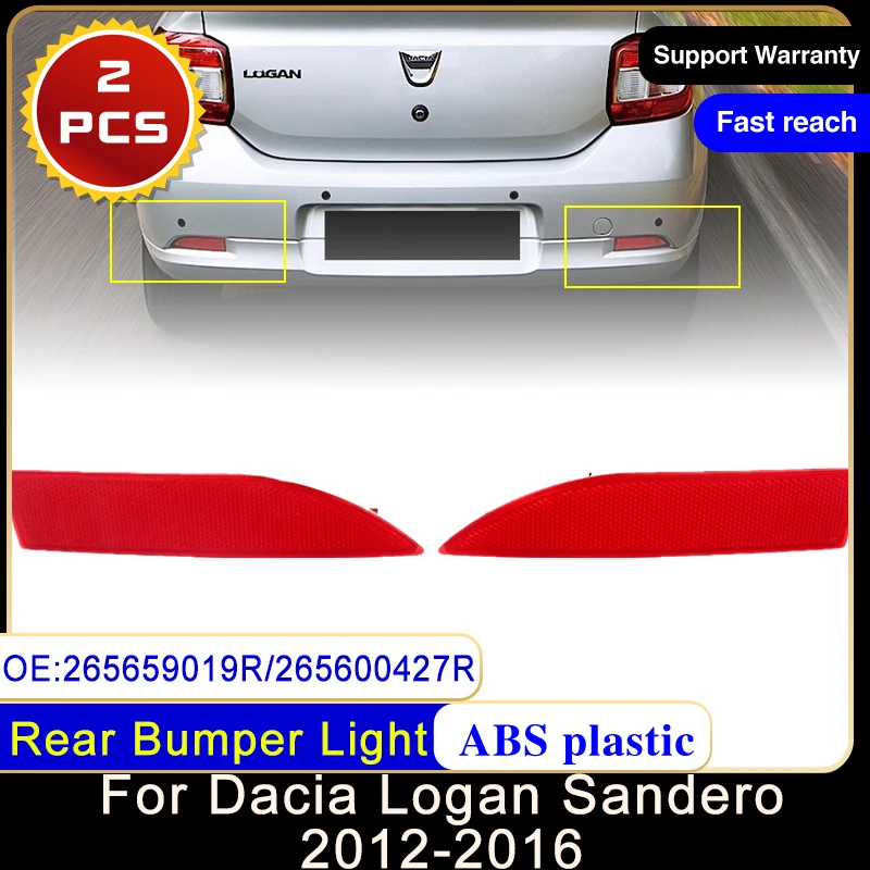 Reflector-de-parachoques-trasero-para-coche-luz-trasera-de-freno-parada ...