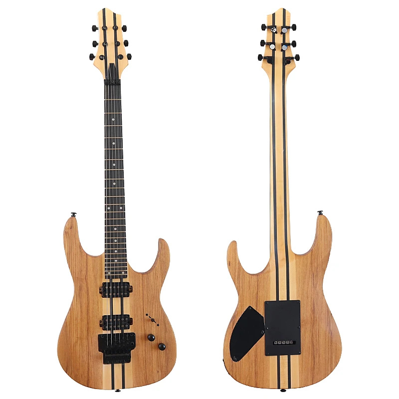 Neck-Through-6-Strings-Electric-Guitar-39-Inch-Solid-Ashwood-Body-With ...