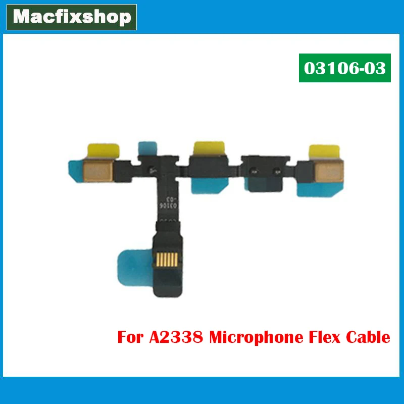 Port til a2338 microfone cabo flex vel 03106 03 03106 para macbook pro
