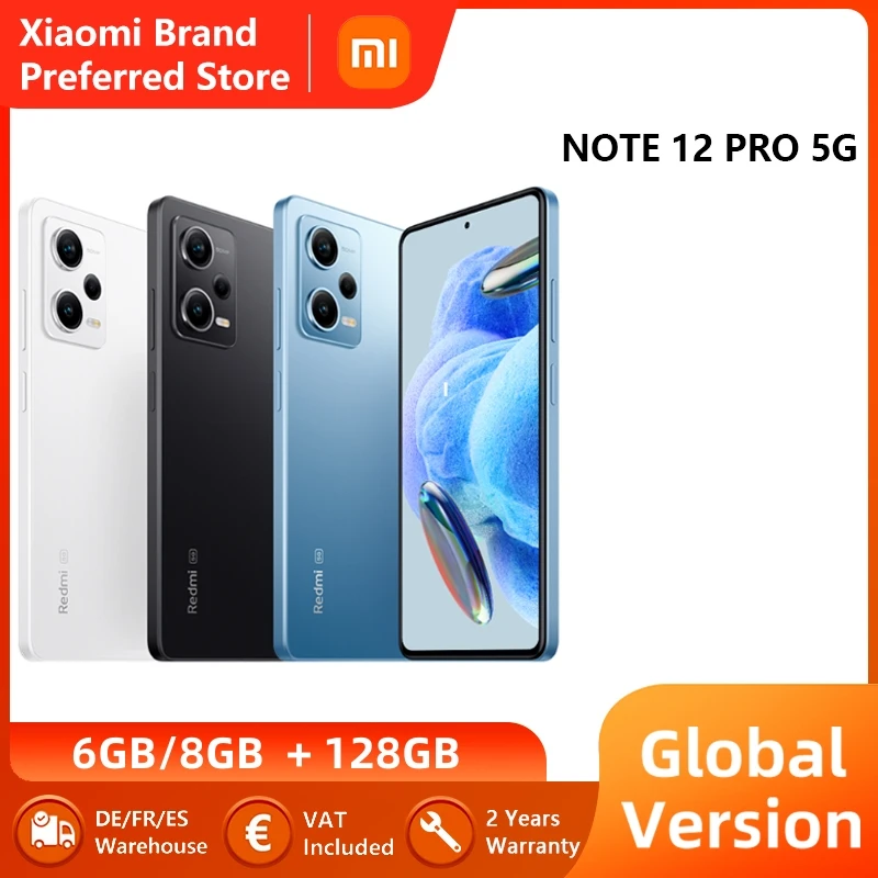 Global Version Xiaomi Redmi Note 12 Pro 5G SmartPhone 6.67 FHD AMOLED ...