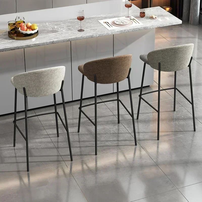 Modern Design Stools Cafeteria Salon Furniture High Kitchen Stools Bar ...