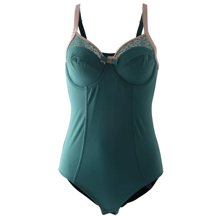 Women-Slimming-Bodysuits-Shapewear-with-Built-in-Bra-Tops-One-piece ...