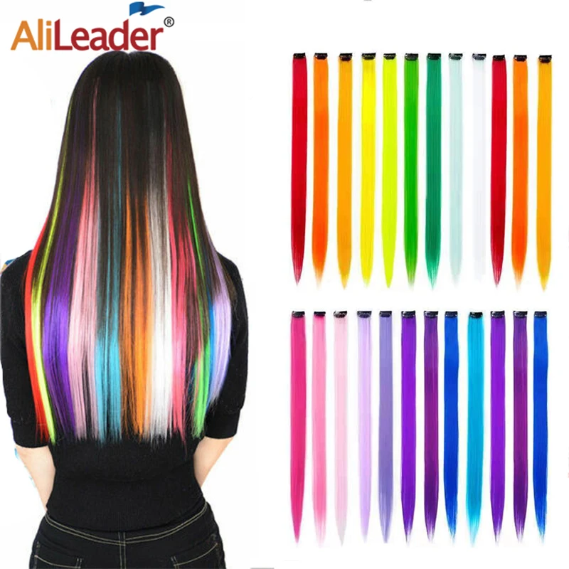 Alileader-Clip-On-Hair-Extension-57Color-Ombre-Straight-Hair-Extension ...