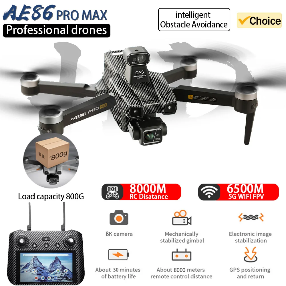 AE86-PRO-MAX-RC-drone-with-screen-8K-FPV-wide-angle-GPS-obstacle ...