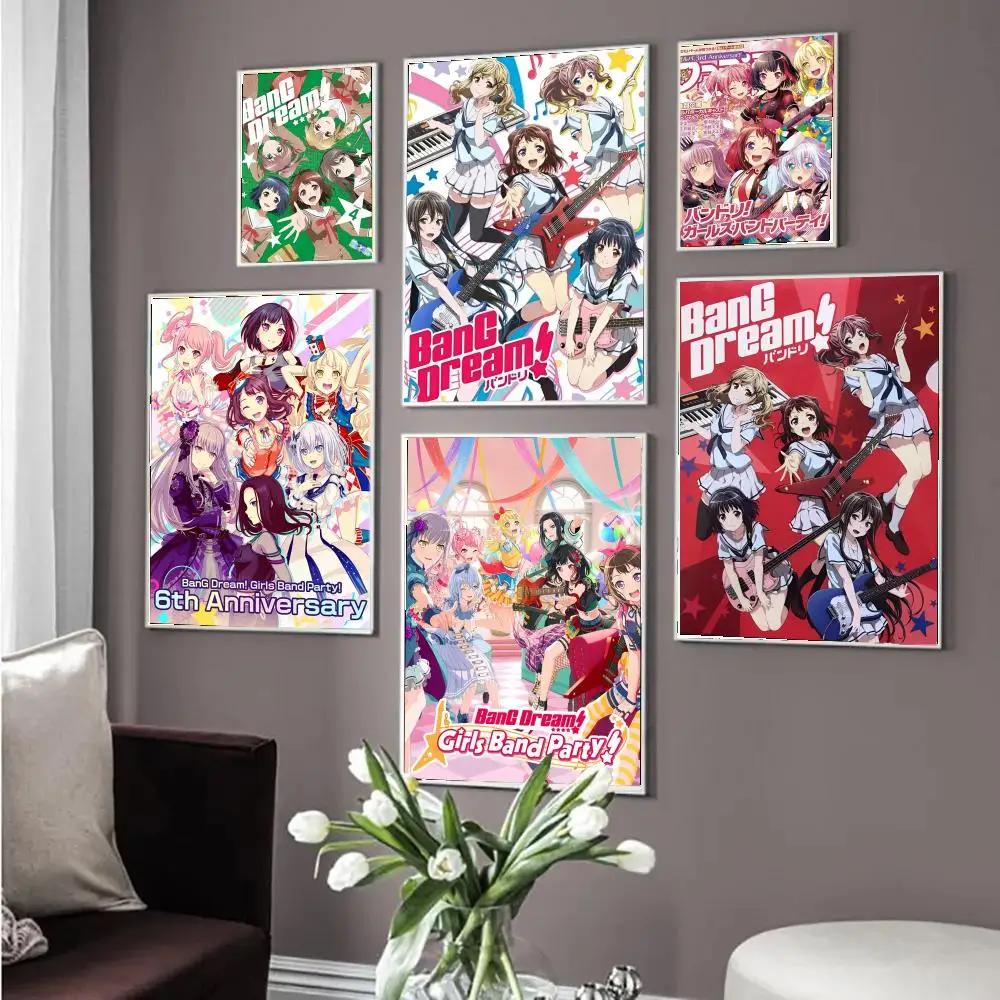 BanG-Dream-It-s-MyGO-Poster-Sticky-Posters-Retro-Kraft-Paper-Sticker ...
