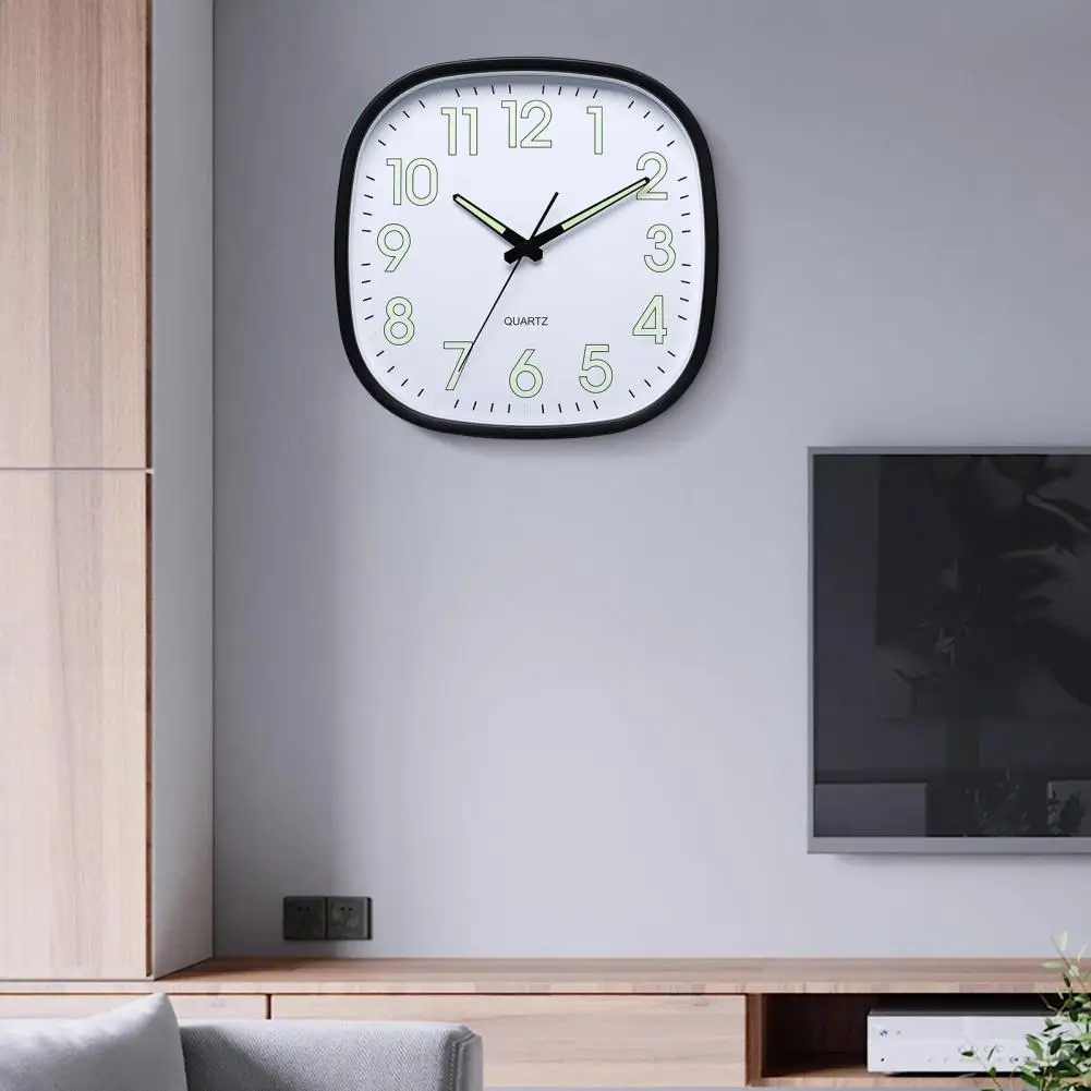 Energy-saving-Battery-powered-Wall-Clock-Modern-Square-Wall-Clock-with-Silent-Non-ticking-Quartz ...