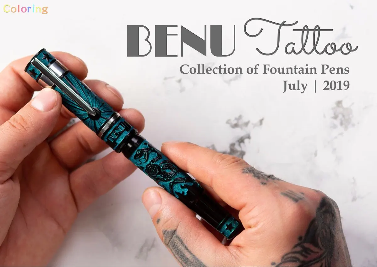 Quill Pen Tattoo Finger