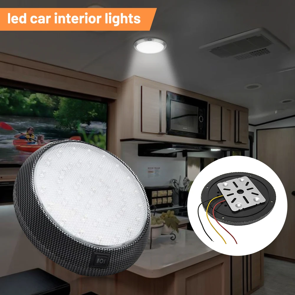 12V 46 LED Ceiling Dome Light – Beyond Just Camping