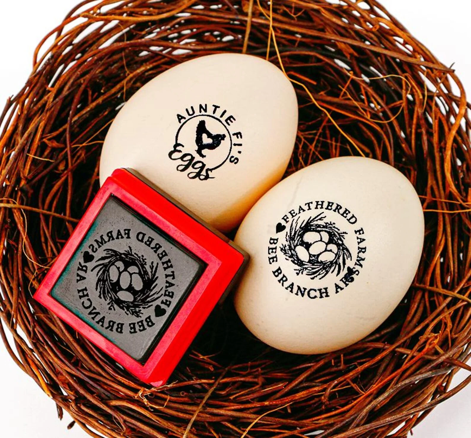 Personalized Egg Stamp | Custom Egg Stamp | Home Produce Stamp | Hens ...