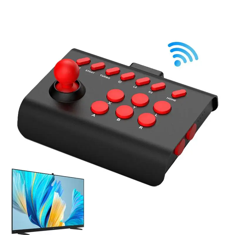 Controlador-de-Joystick-inal-mbrico-USB-Joystick-de-juego-de-lucha ...