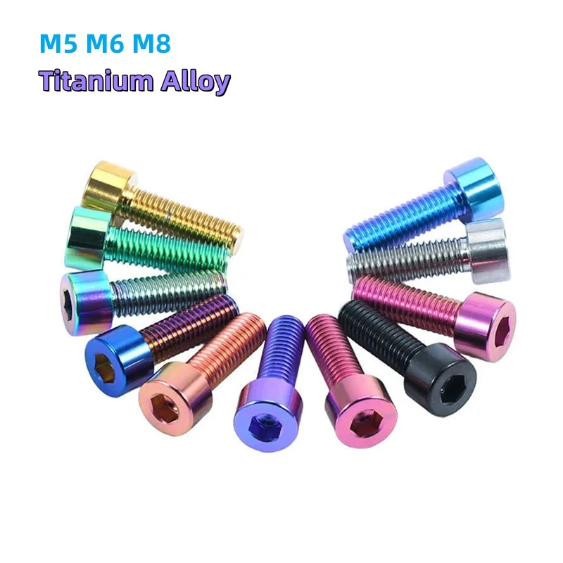 M5 M6 M8 Titanium Green Black Golden Purple Blue Hex Socket Allen Head ...