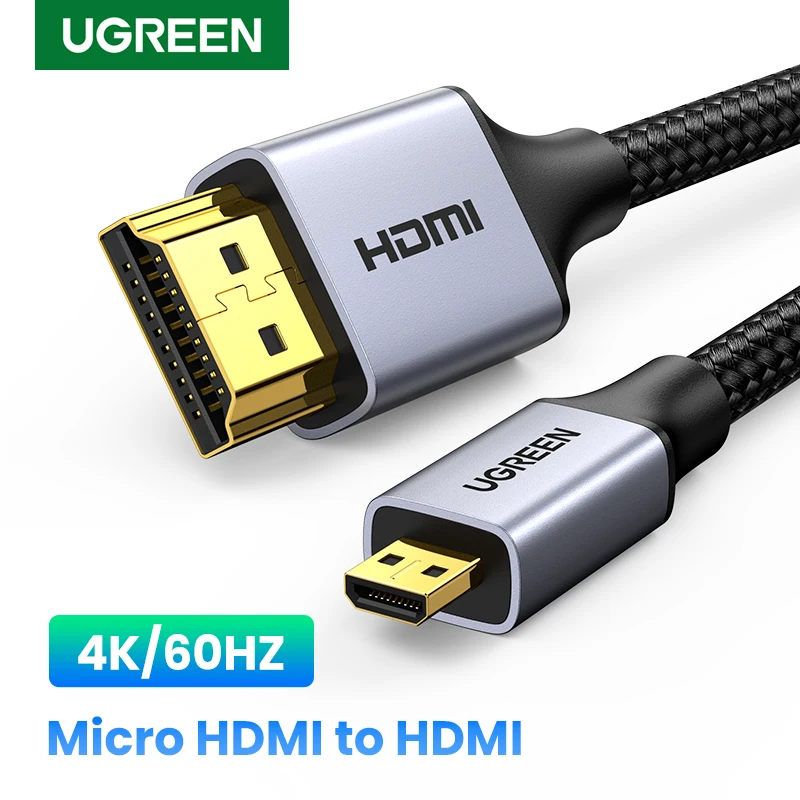 UGREEN-Micro-HDMI-Compatible-Cable-4K-60H-Micro-HD-to-HDI-Cable-Male-to ...