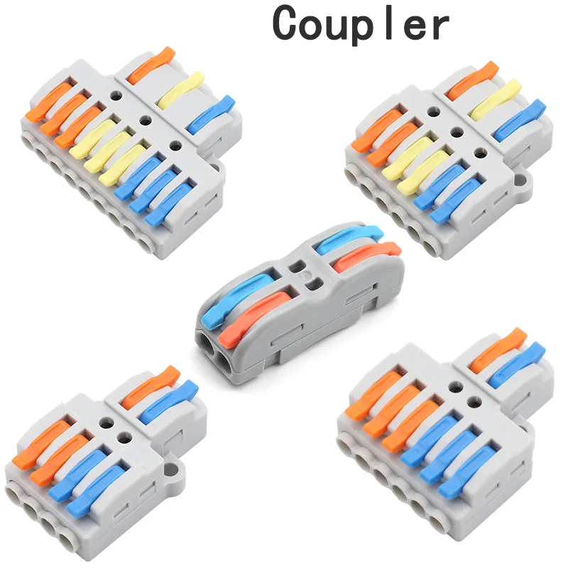 10PCS-3-In-9-Out-Connector-Wiring-Terminal-Quick-PCT-Lamp-Wire ...