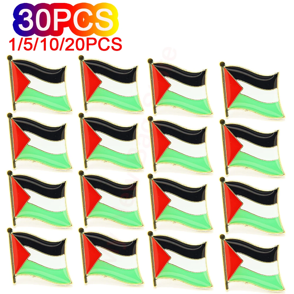 1-30PCS-Palestine-National-Flag-Lapel-Pins-Souvenir-Suit-Personality ...