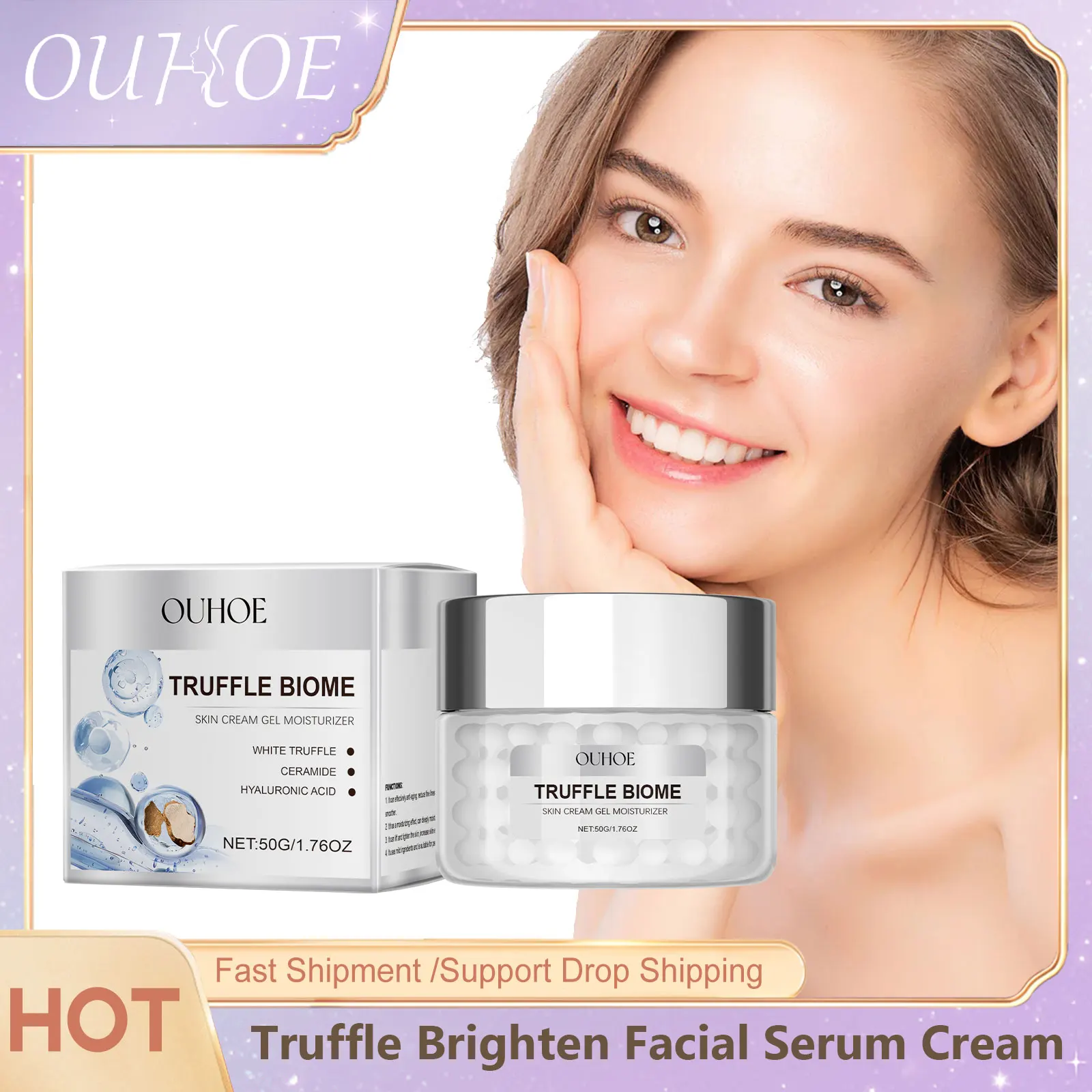 Hydration White Truffle Serum Cream Facial Moisturizing Nourish Shrink ...