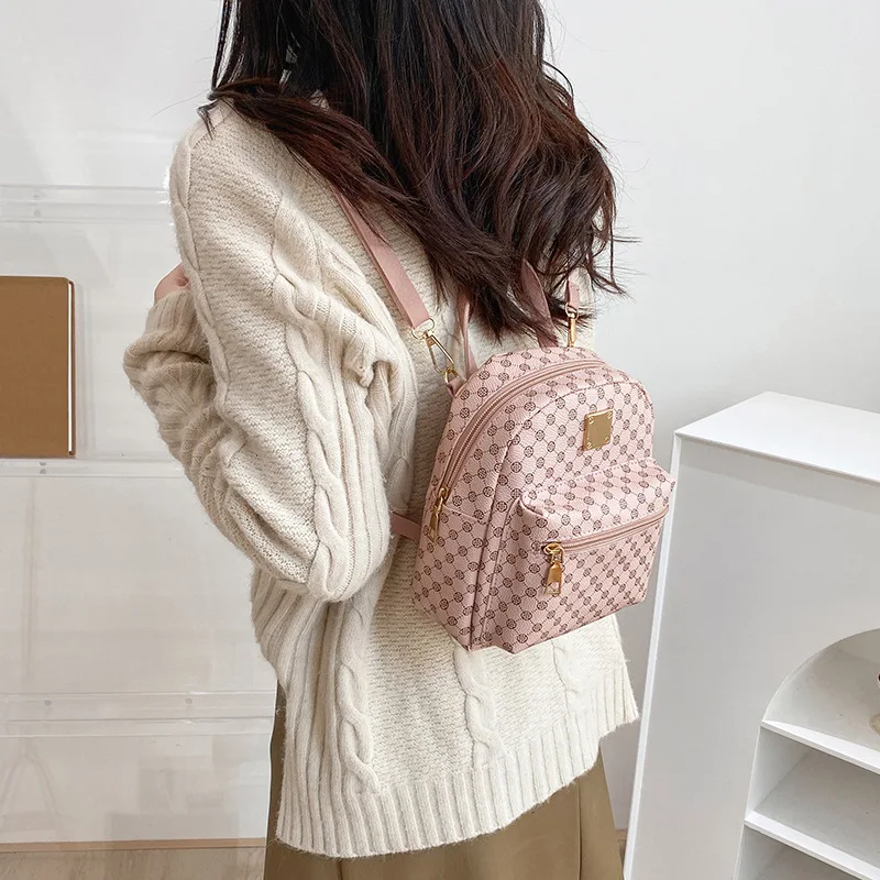 Fashion-Casual-Women-Mini-Backpack-Luxury-Pu-Leather-Small-Bag-School ...