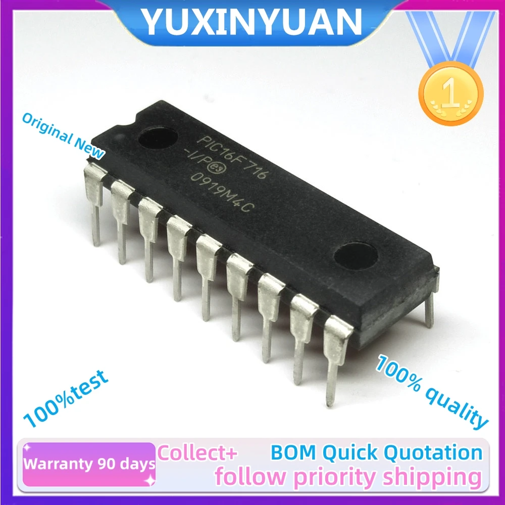1PCs/Lot PIC16F737-ISP PIC16F716-IP PIC16F722-I SP PIC16F723-I SP ...