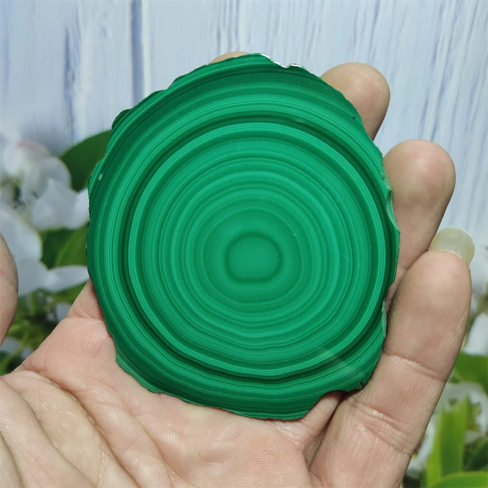 Natural Malachite Mineral Gemstone Specimen Irregular Shape Raw Healing ...