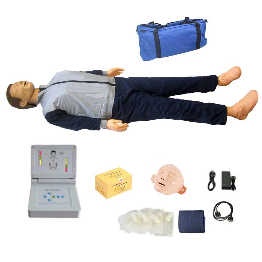 Electronic-CPR-Training-Manikin-First-Aid-Emergency-Rescue-Dummy-Airway ...