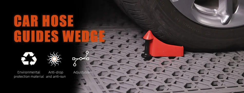 SPTA Car Hose Guides Hose Slide Tire Wedge Car Wash Tube Anti-pinch ...