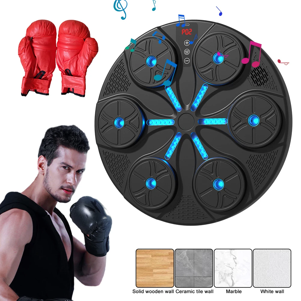 Music Boxing Machine Boxing Reaction Wall Target Adjustable Smart ...