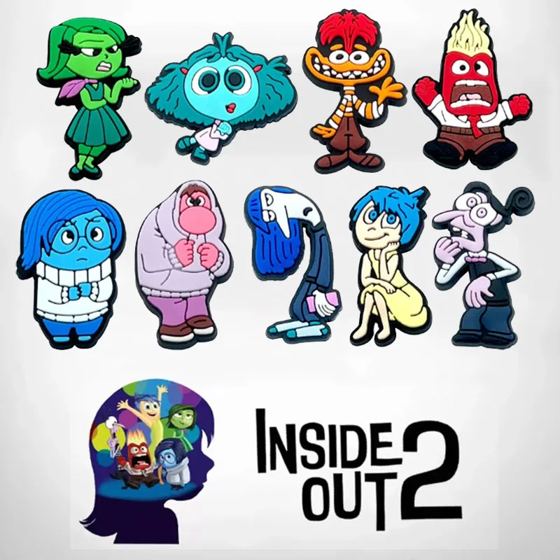 MINISO-Hot-Toys-Disney-Inside-out-2-Shoe-Charms-Cartoon-Clogs ...