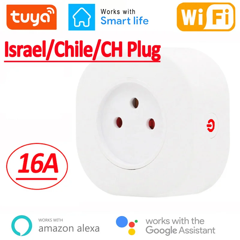 WiFi-Smart-Plug-16A-Israel-Italy-Chile-Switzerland-Plug-Power-Socket ...