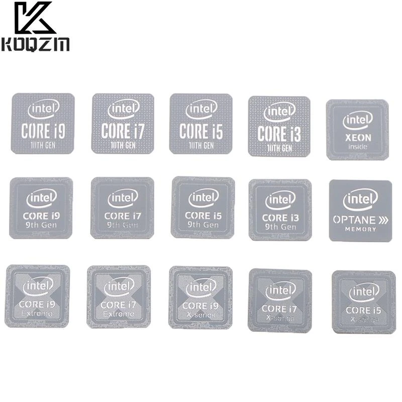 Intel Core I7 Stickers Laptops | Stickers Intel Core I9 10th - 10th I9 ...