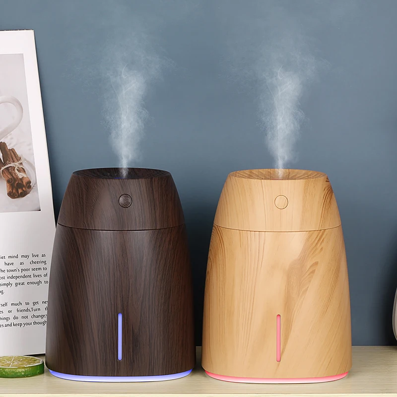600ml-Wood-Grain-Humidifier-USB-Aroma-Diffuser-Atomizer-USB-Household ...
