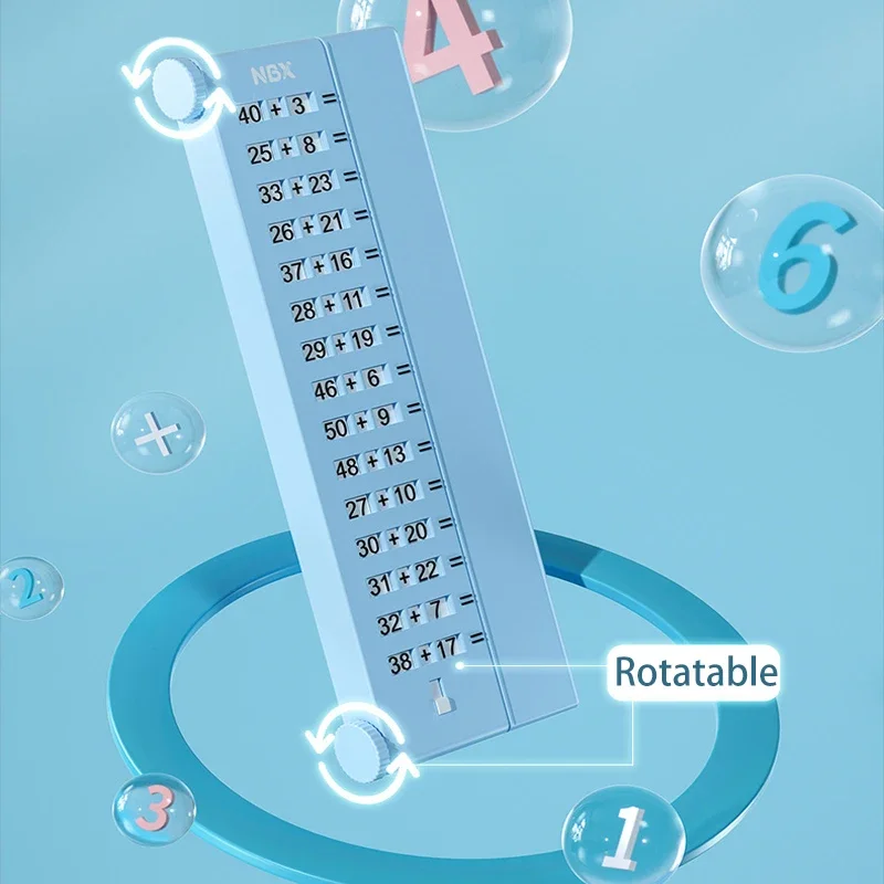 Reusable-Math-Scroll-Questioner-Erasable-Math-Practice-Roller-Durable ...