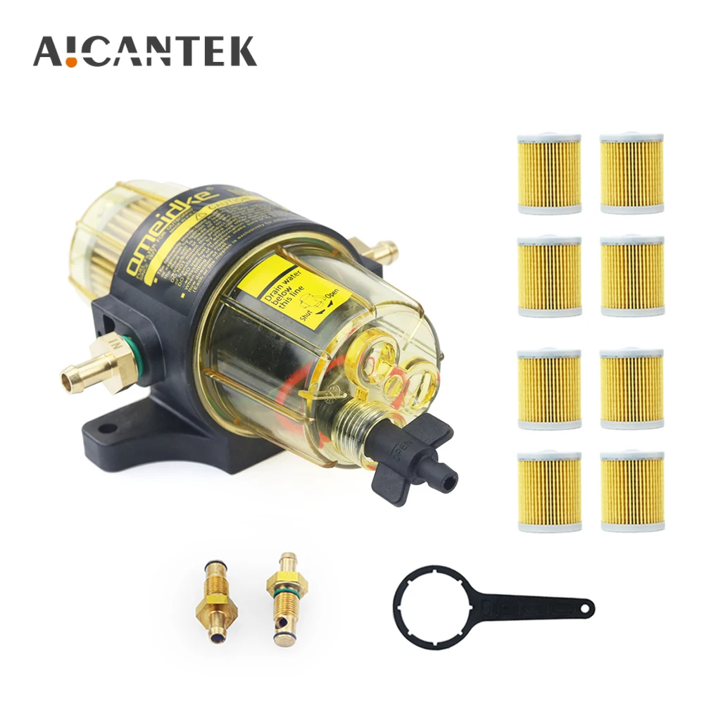 8PCS-UF-10K-Fuel-Filter-Fuel-Water-Separator-Assembly-Fuel-Filter ...