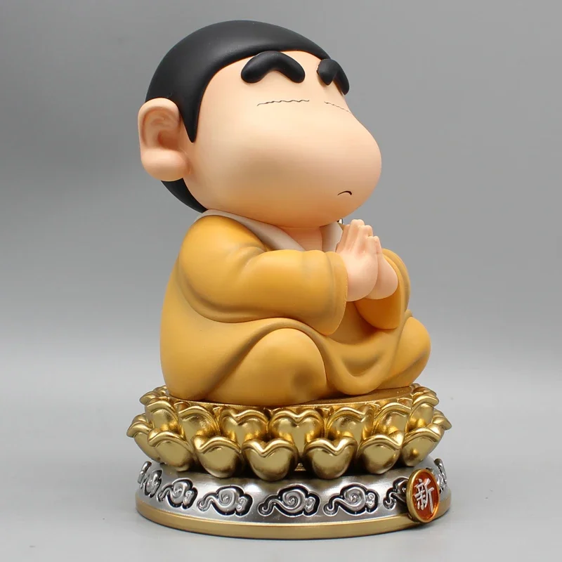 Anime Crayon Shin-chan Cos Buddha Action Figure Toys Shin Chan Figuras ...