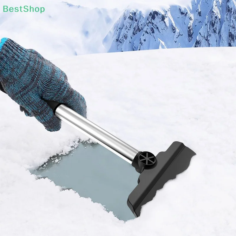 Car Ice Scraper Snow Brush Snow Removal & Frost Remover Compact Ice ...
