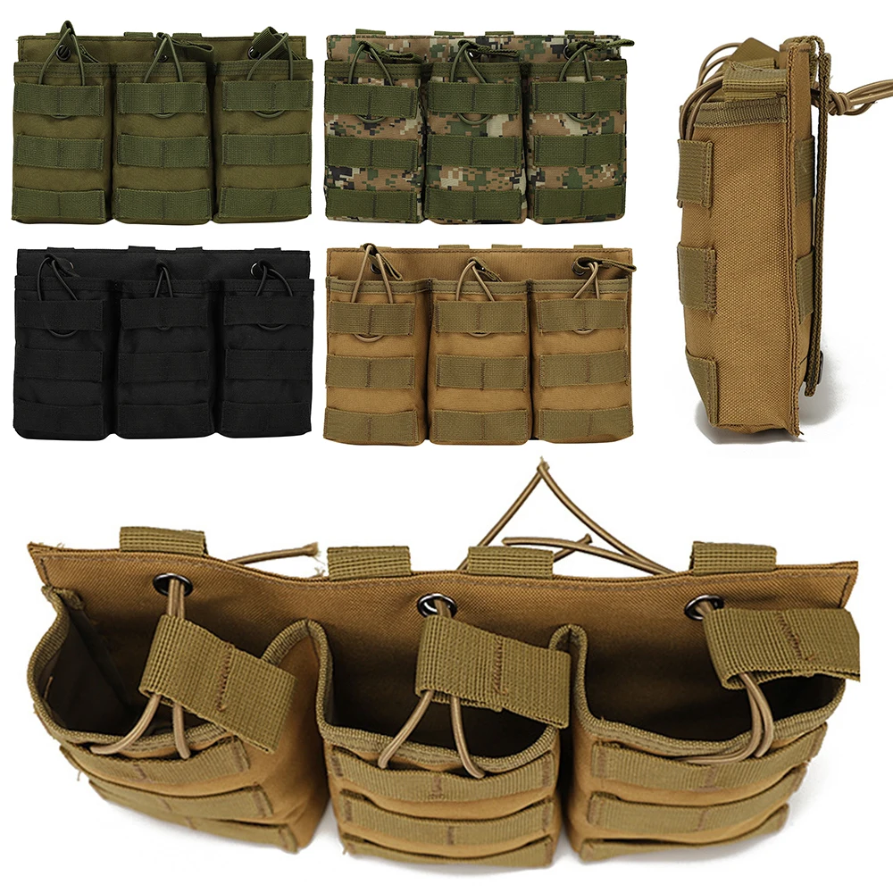 Tactical-Molle-Triple-Magazine-Pouch-Double-Layer-Mag-Pouches-Universal ...