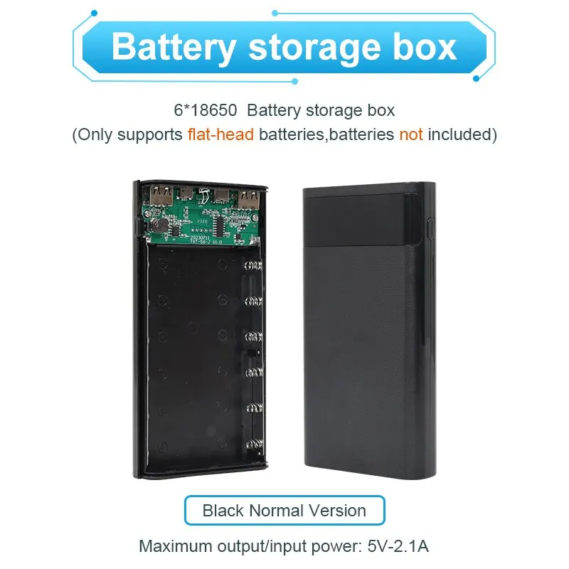 DIY18650-Battery-Storage-Charging-Box-Storage-Box-Case-Without-Battery ...