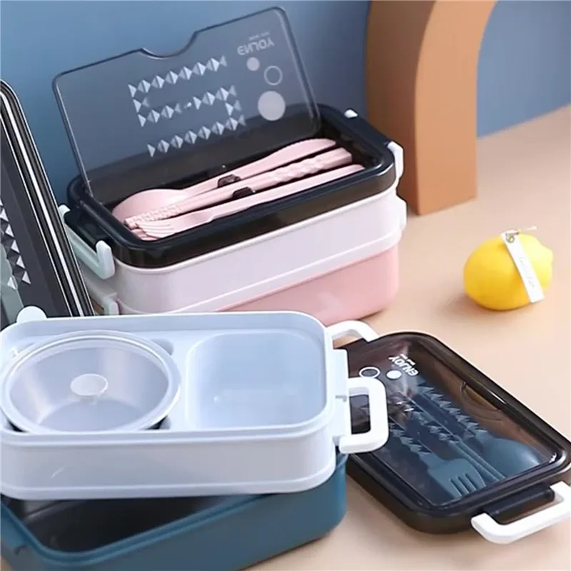 Food-Grade-304-Stainless-Steel-PP-Insulated-Lunch-Box-Sealed-Anti-Leak ...