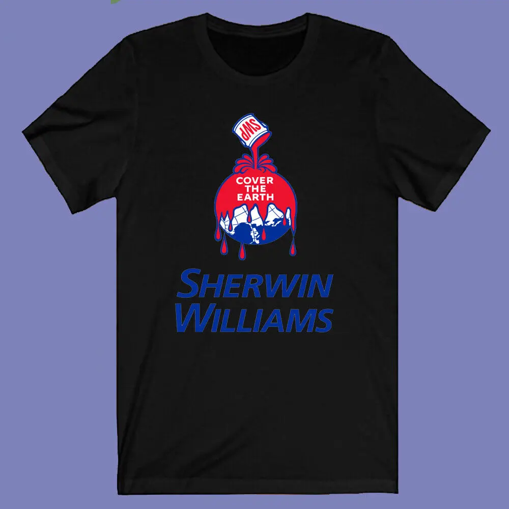 Sherwin-Williams-Logo-Men-s-Black-T-shirt-Size-S-3XL-long-or-short ...