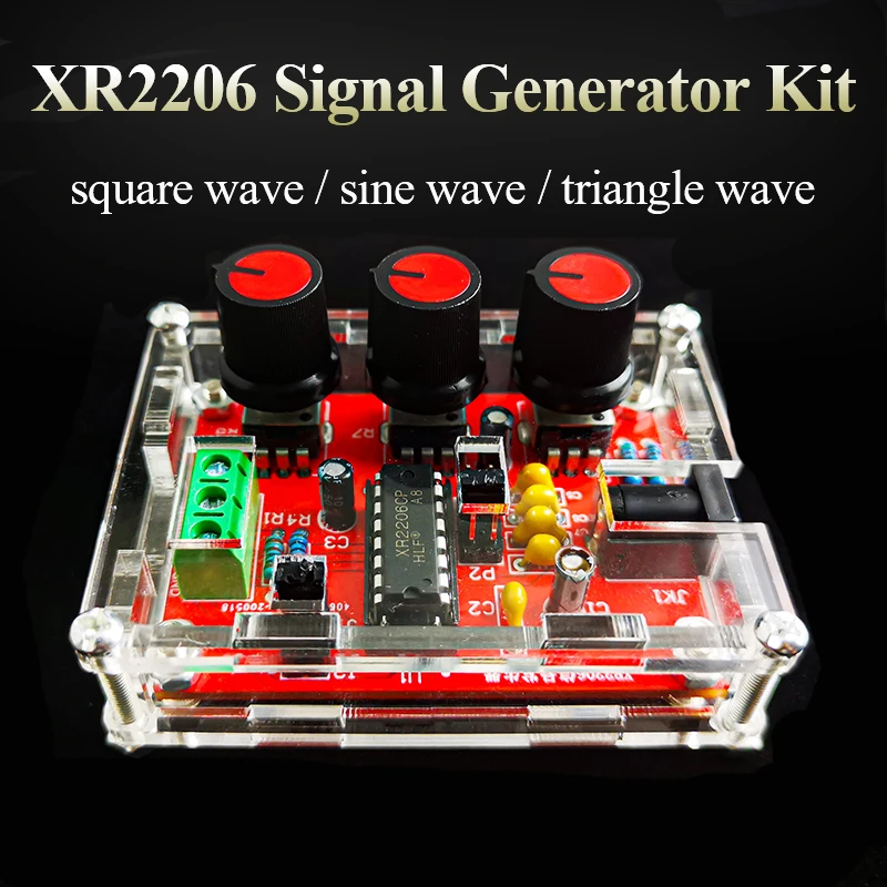 XR2206-Signal-Generator-DIY-Kit-Square-Wave-Sine-Wave-Triangle-Wave-Electronic-Welding-Assembly ...