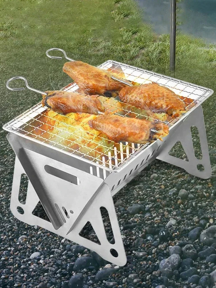 Portable-Folding-Barbecue-Grill-Heating-Stoves-Multifunction-Camping ...