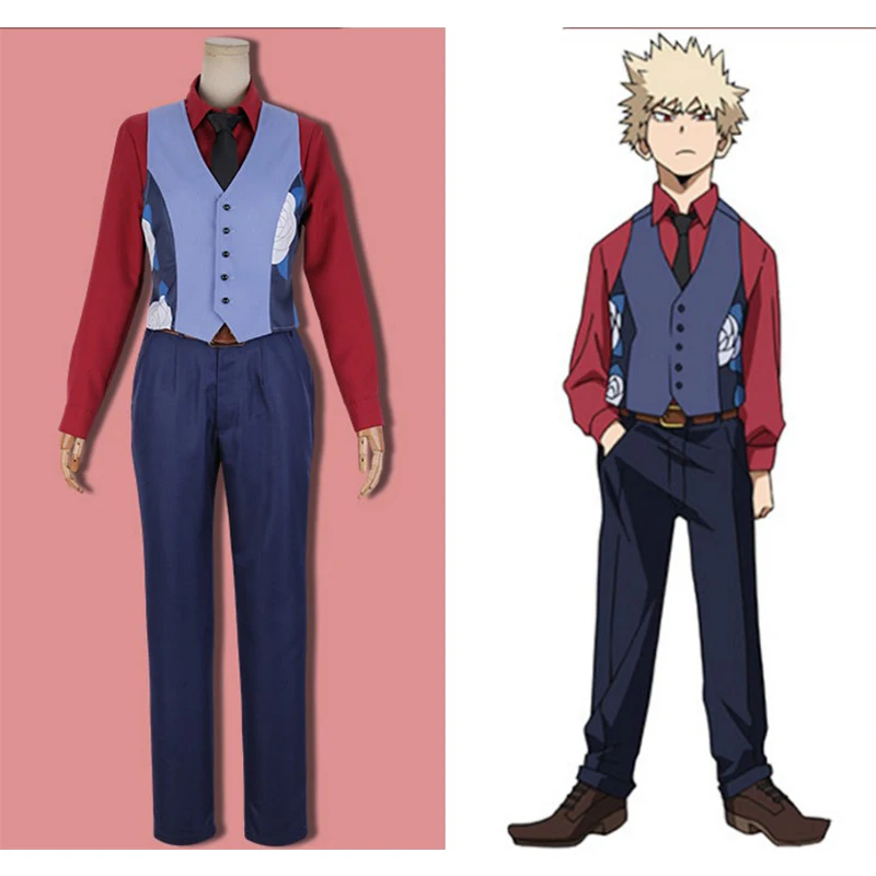 Bakugou Katsuki Cosplay Costumes Halloween Outfit - AliExpress 200000532