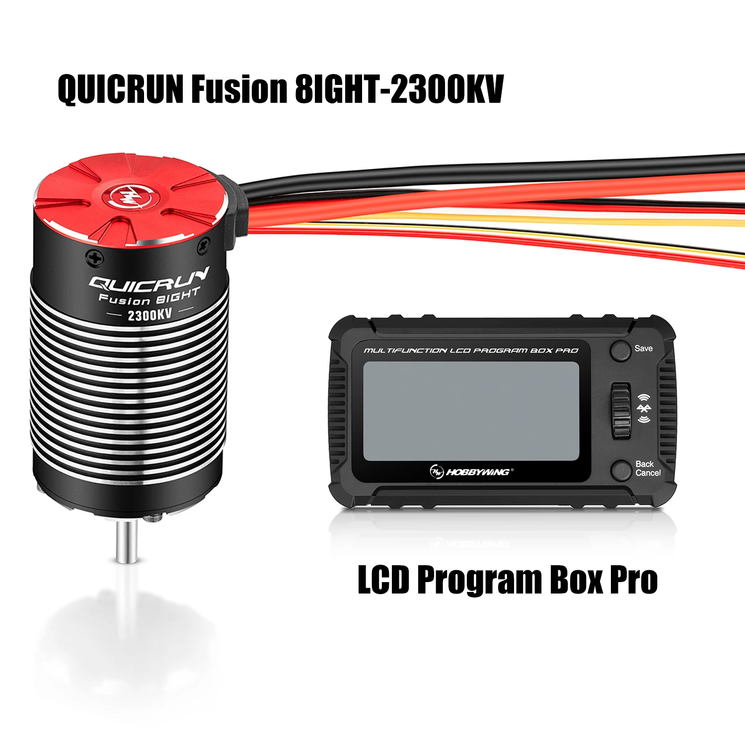 HOBBYWING QUICRUN Fusion 8IGHT 2-IN-1 80A 2300KV Brushless Sensored ...