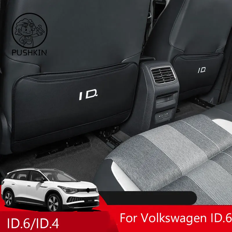 For-VW-ID4-ID6-X-CROZZ-Seat-Anti-kick-Protective-Pad-Cover-Car-Interior ...