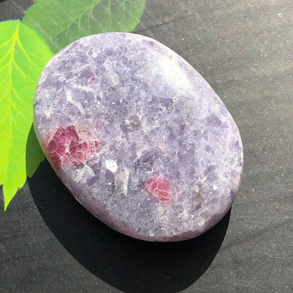 1pc Natural Unicorn Stone Tourmaline Lepidolite Palmstone Quartz ...