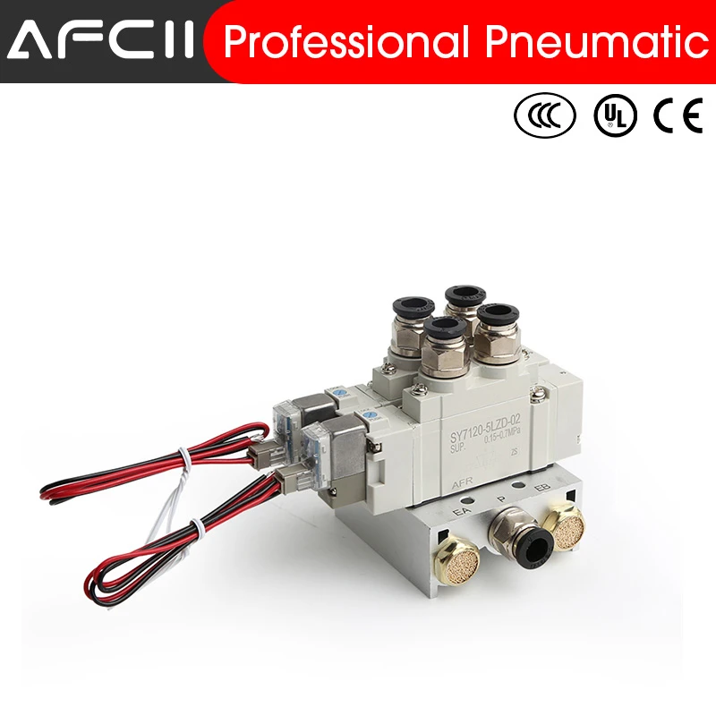 Smc Type Sy3120 Solenoid Valve Combination Single Electronically Controlled Cylinder Control ...