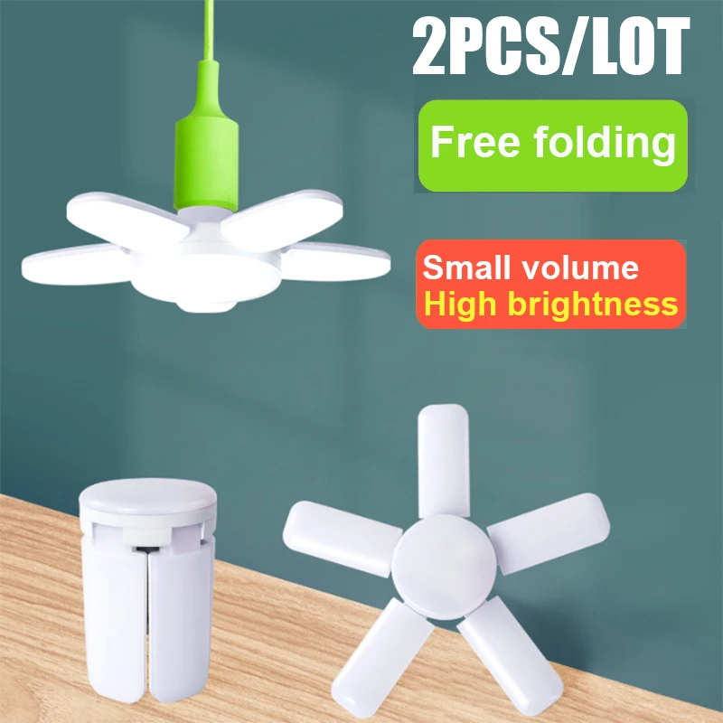 Creative-Mini-Folding-Led-Lamp-E27-Led-Bulb-Ceiling-Fan-Lampada-Led ...